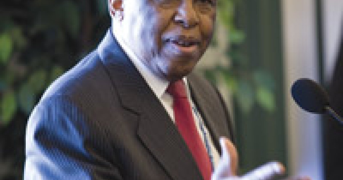 Former Botswana President Champions Health, Governance Issues | Wilson ...