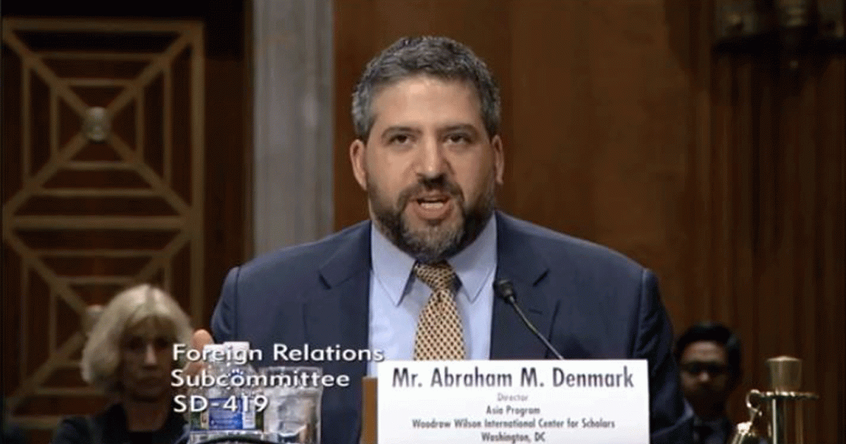 'The China Challenge: Security and Military Developments': Abe Denmark ...