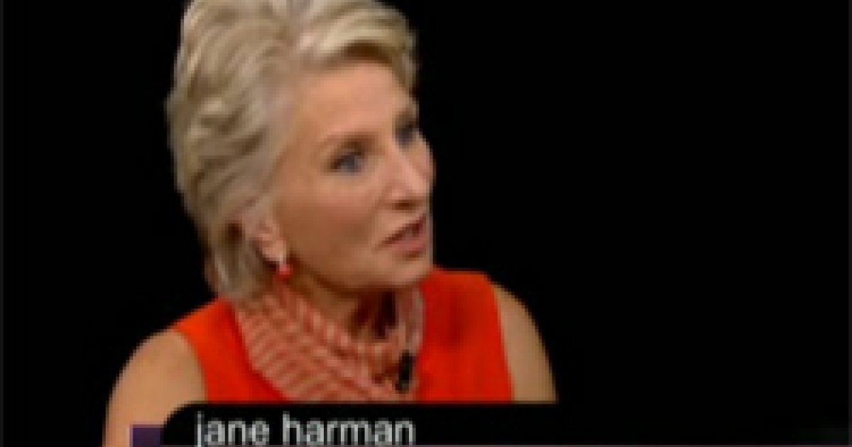 Jane Harman on Charlie Rose | Wilson Center