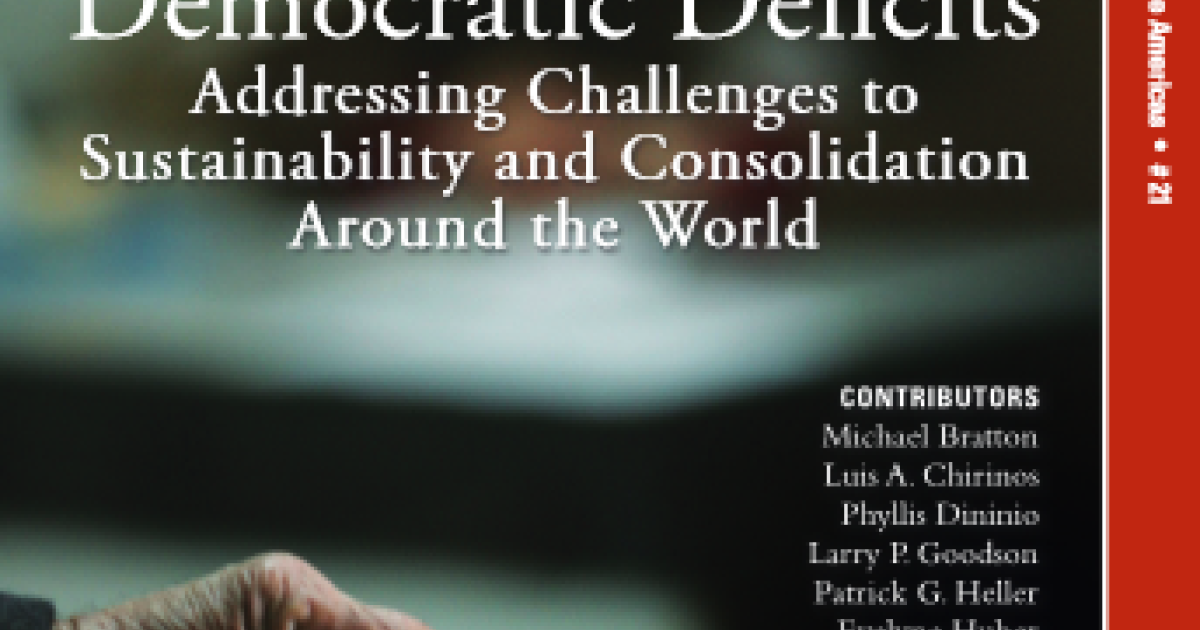 Democratic Deficits: Addressing Challenges to Sustainability and ...