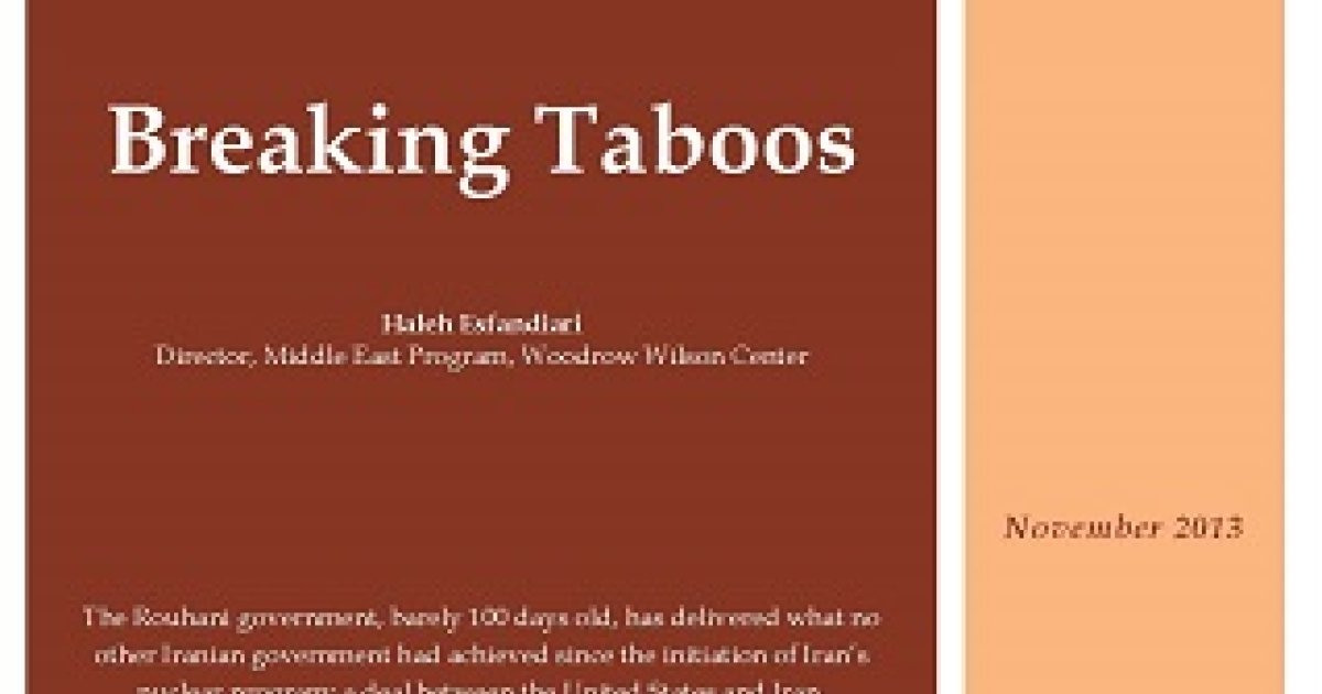 Breaking Taboos | Wilson Center