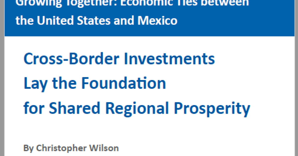 Growing Together: Cross-Border Investments Lay the Foundation for ...