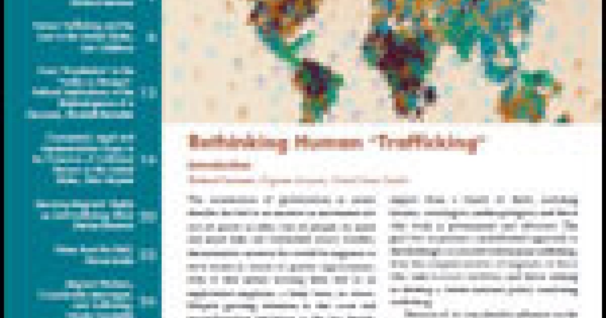 Rethinking Human Trafficking Summer 2010 Wilson Center