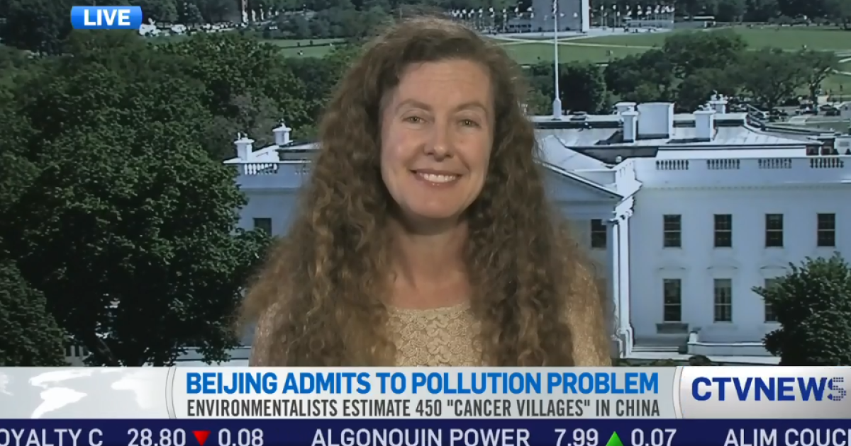 CEF Director Jennifer Turner was Interviewed by CTV News on China's ...