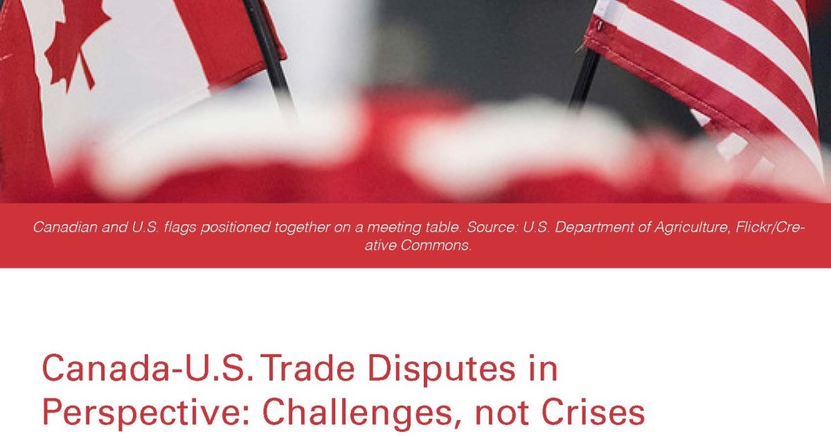 Thinking Canada | Canada-US Trade Disputes in Perspective: Challenges ...