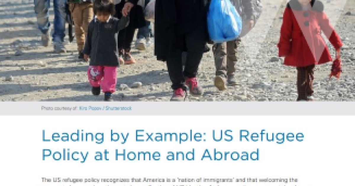 RAFDI Policy Brief: US Refugee Policy at Home and Abroad | Wilson Center