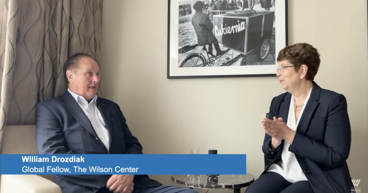 Global Europe Program at Warsaw Security Forum: William Drozdiak ...