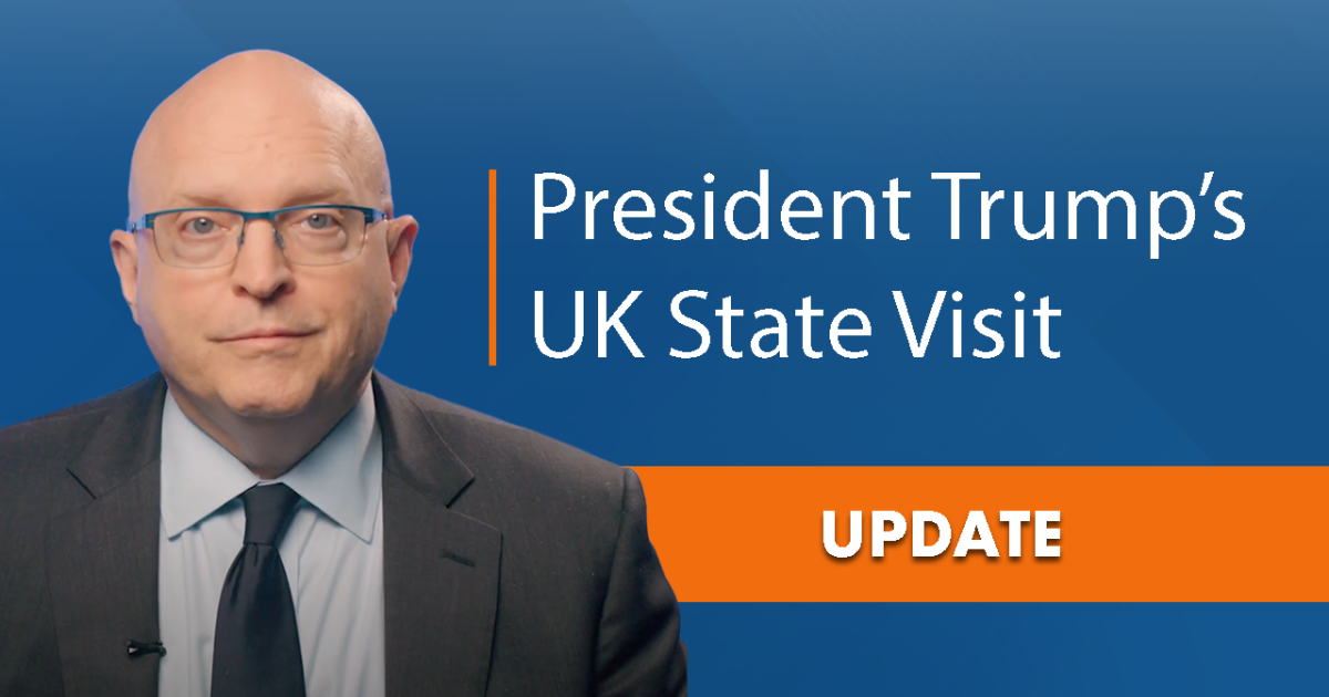 Update: Ambassador Reeker on President Trump’s UK State Visit | Wilson ...