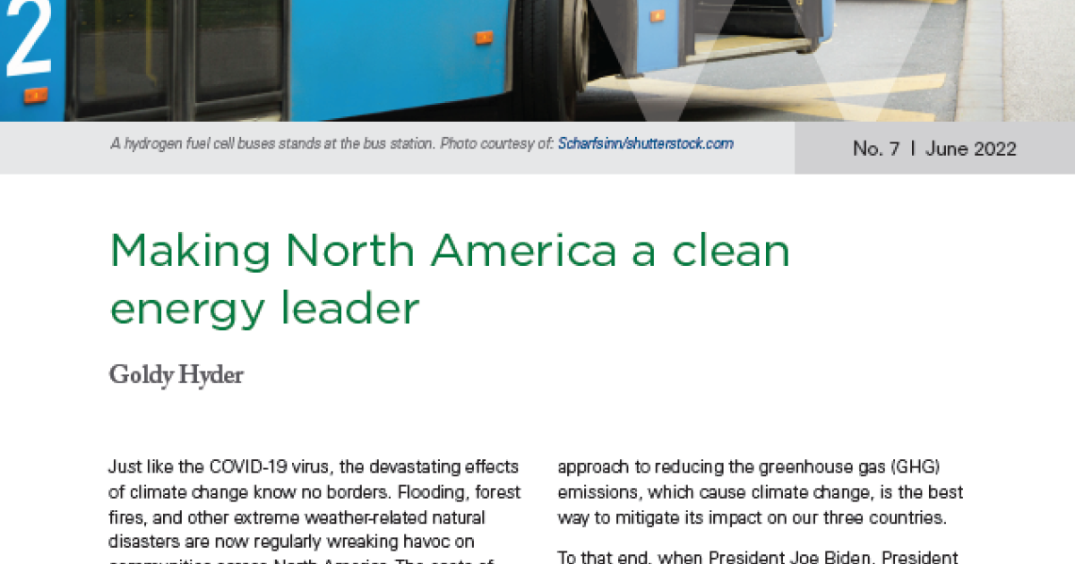 Making North America a clean energy leader | Wilson Center