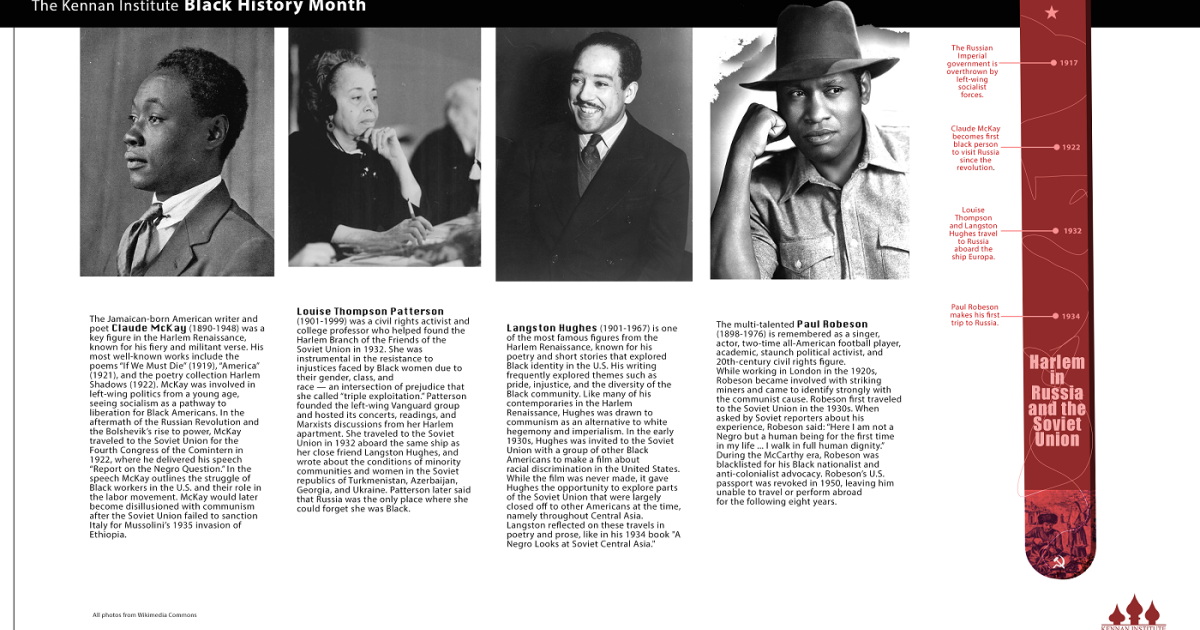 Infographic | Harlem Renaissance in the Soviet Union | Wilson Center