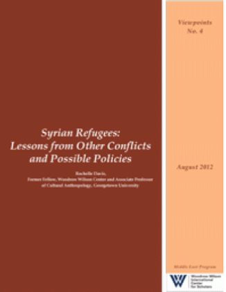 Syrian Refugees: Lessons from Other Conflicts and Possible Policies ...