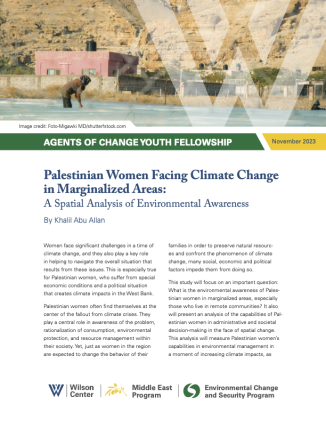 Palestinian Women Facing Climate Change in Marginalized Areas: A ...
