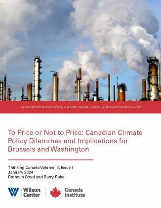Thinking Canada | To Price or Not to Price | Wilson Center